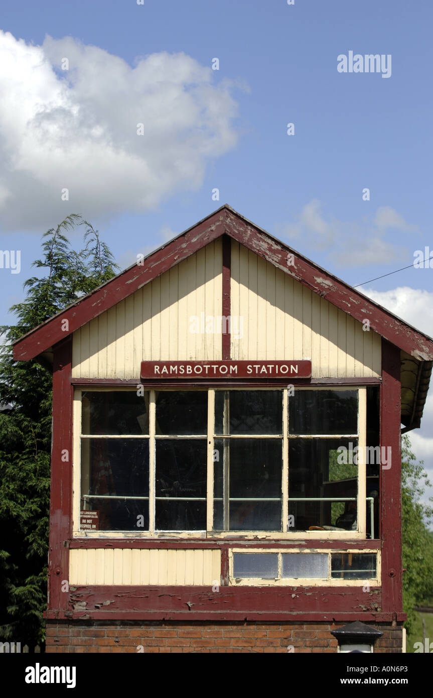 ramsbottom railway station hut wood wooden house signal room Ramsbottom ...