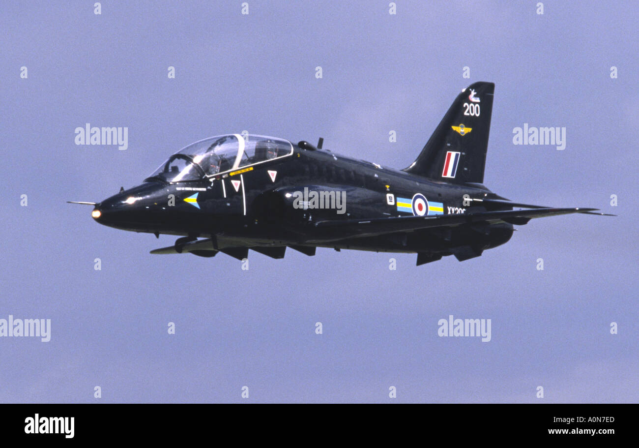 British Aerospace Hawk T1A Jet Trainer RAF Fairford Airshow Stock Photo ...
