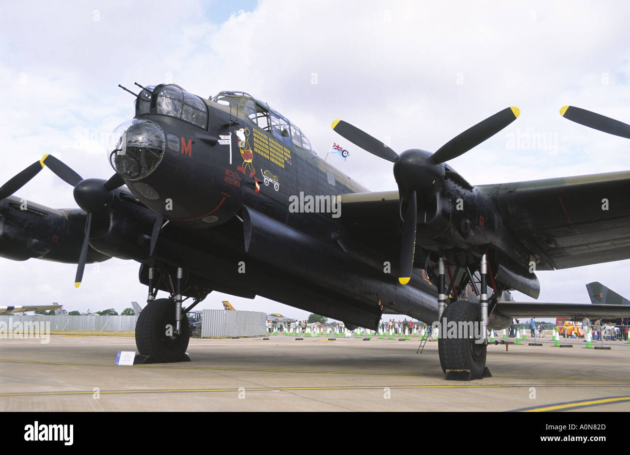 Avro Lancaster aircraft Battle Of Britain Memorial Flight RAF Fairford ...