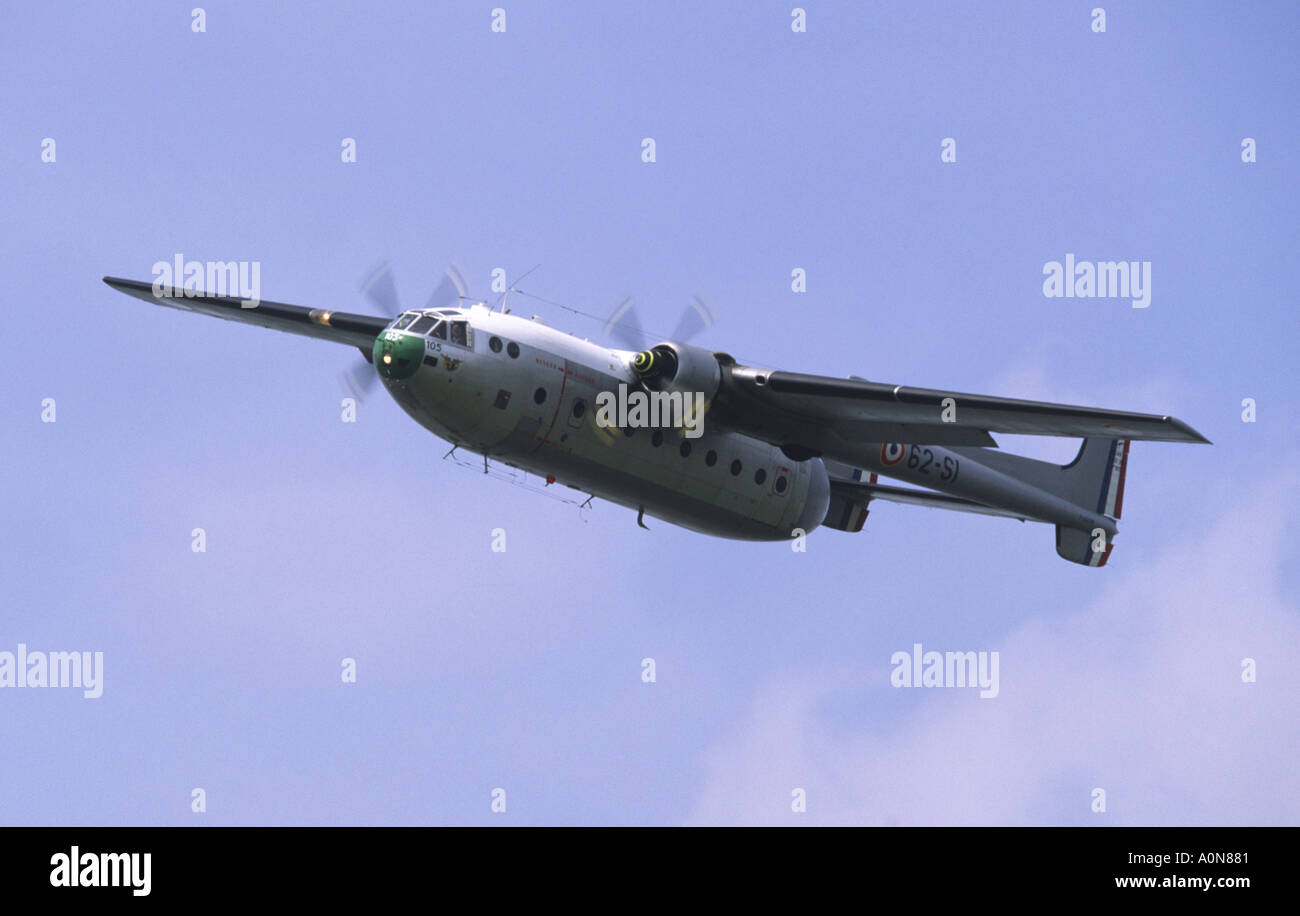 Nord Noratlas Transport French Air Force Flypast Coventry Airport ...