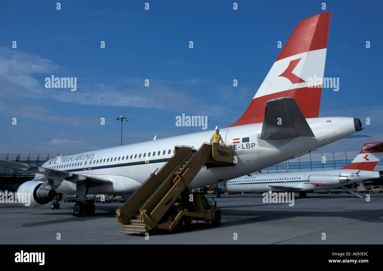 Vienna international airport Stock Photo - Alamy