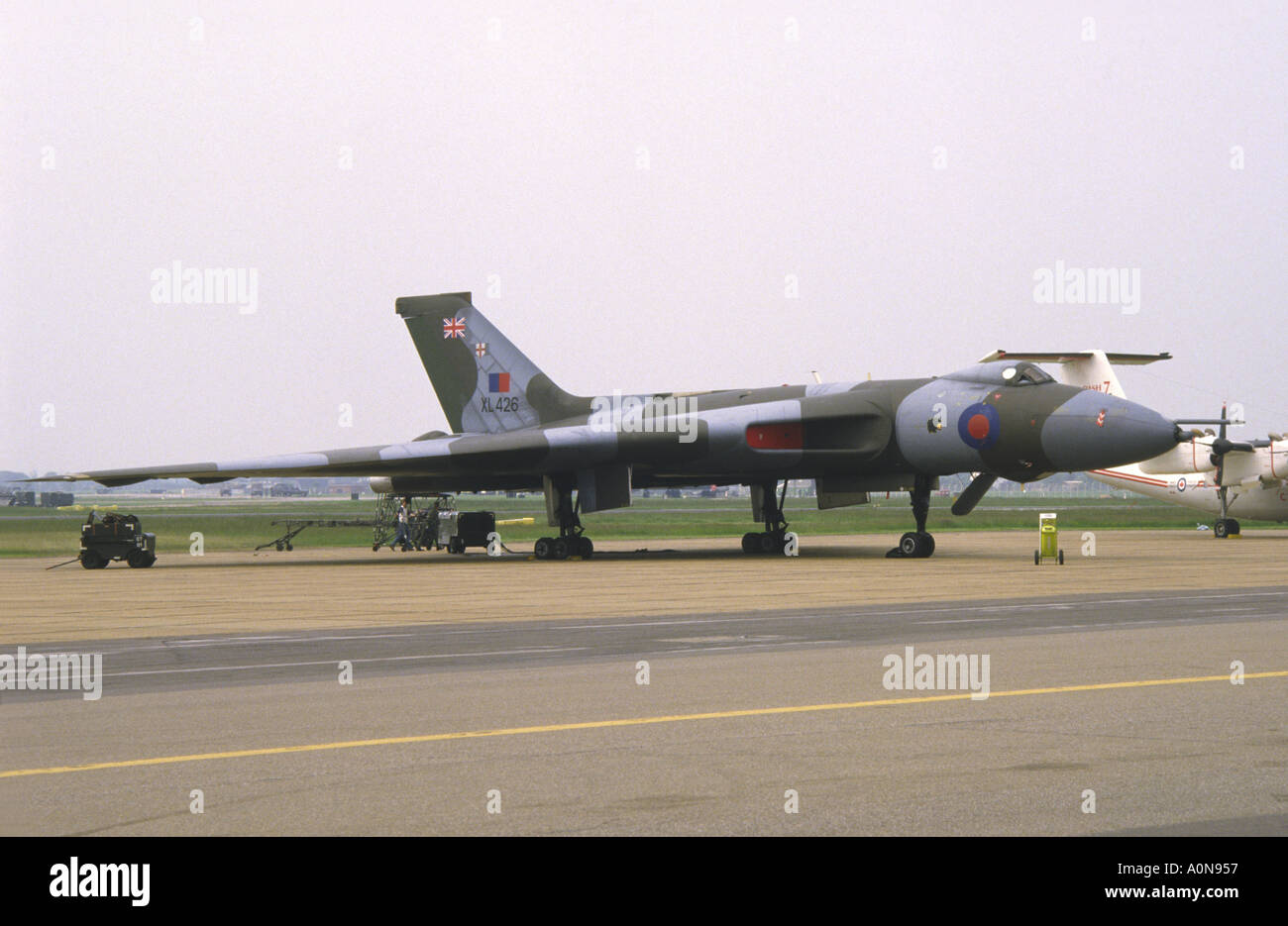 Avro Vulcan B2 RAF bomber aircraft, Mildenhall Airshow Stock Photo - Alamy