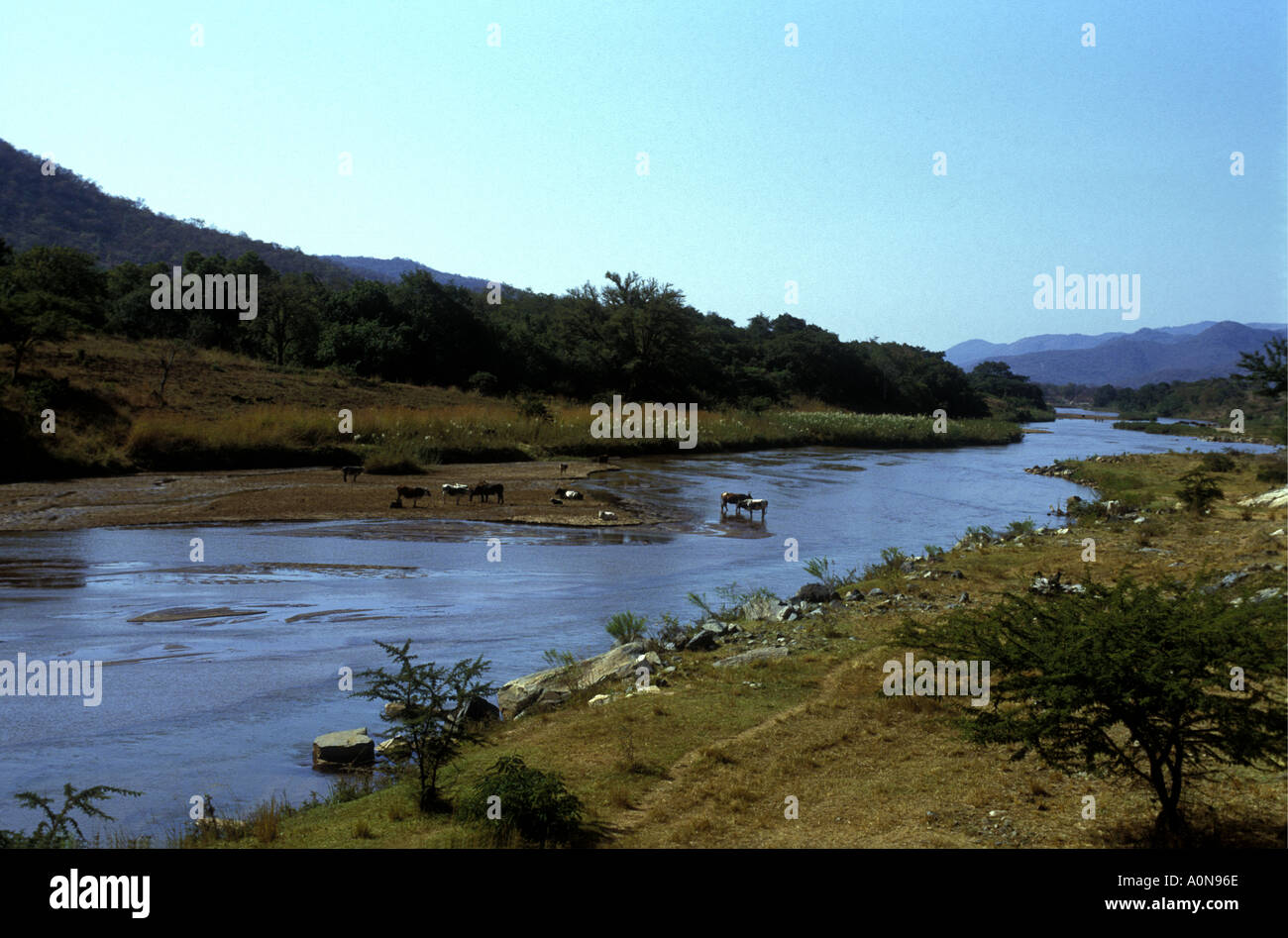 South africa sand river hi-res stock photography and images - Alamy