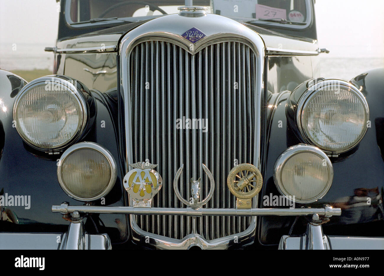 Vintage car Riley Stock Photo - Alamy