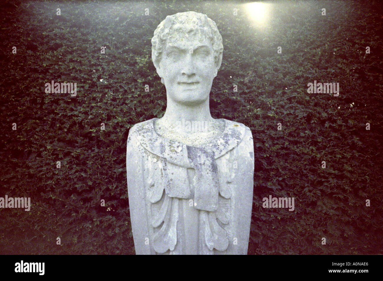 Kew Gardens Statue with privet background Stock Photo - Alamy