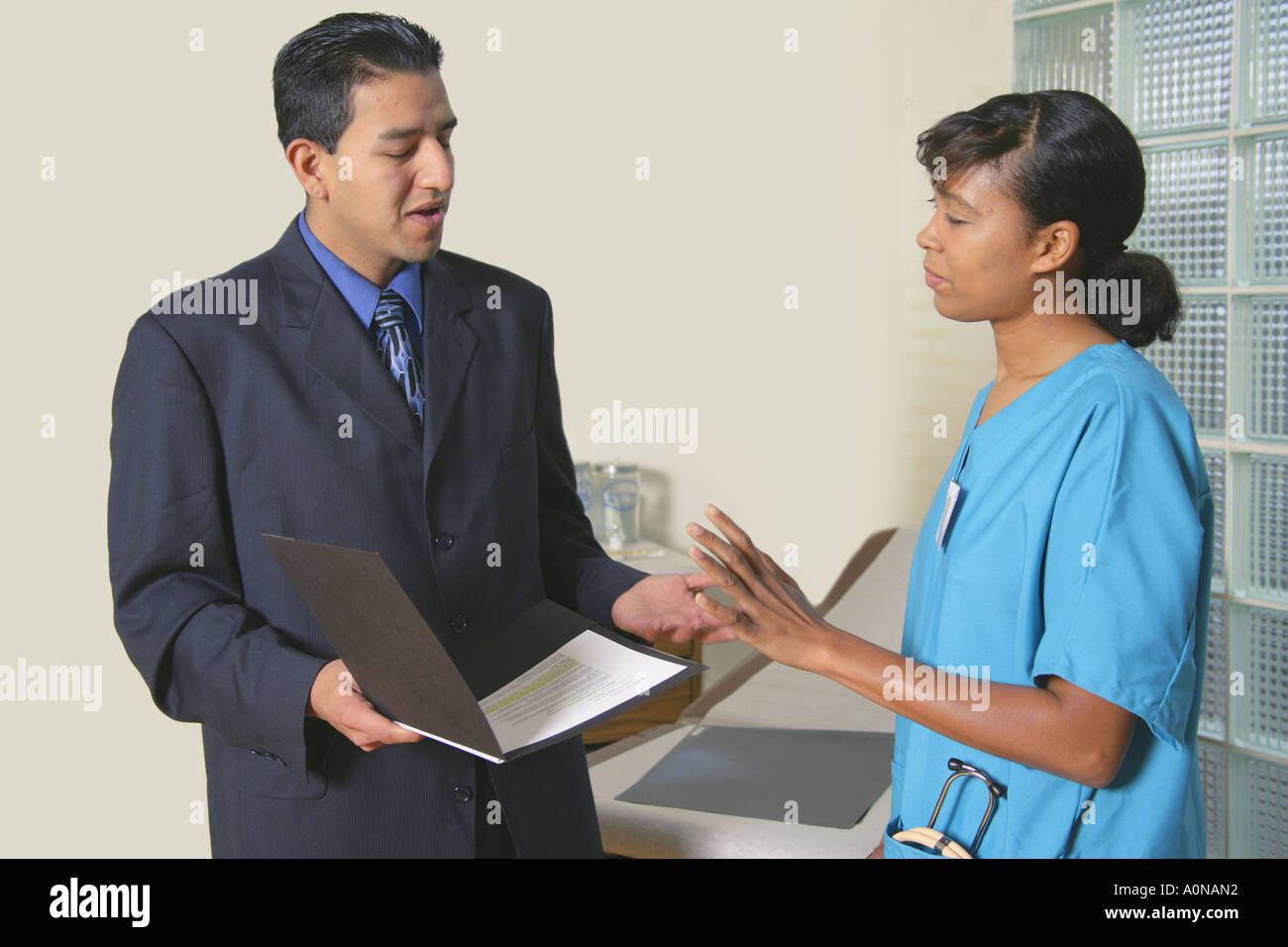 Sales rep hospital hi-res stock photography and images - Alamy