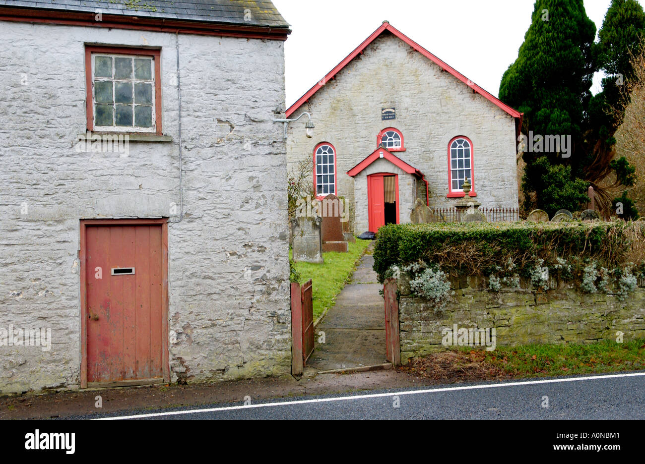 Bethel Baptist Chapel at Pwllgloyw near Brecon Powys Wales UK built ...