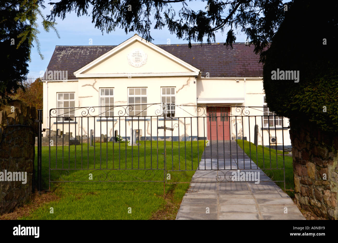 Llanvaches Congregational Chapel founded in 1639 Monmouthshire South ...