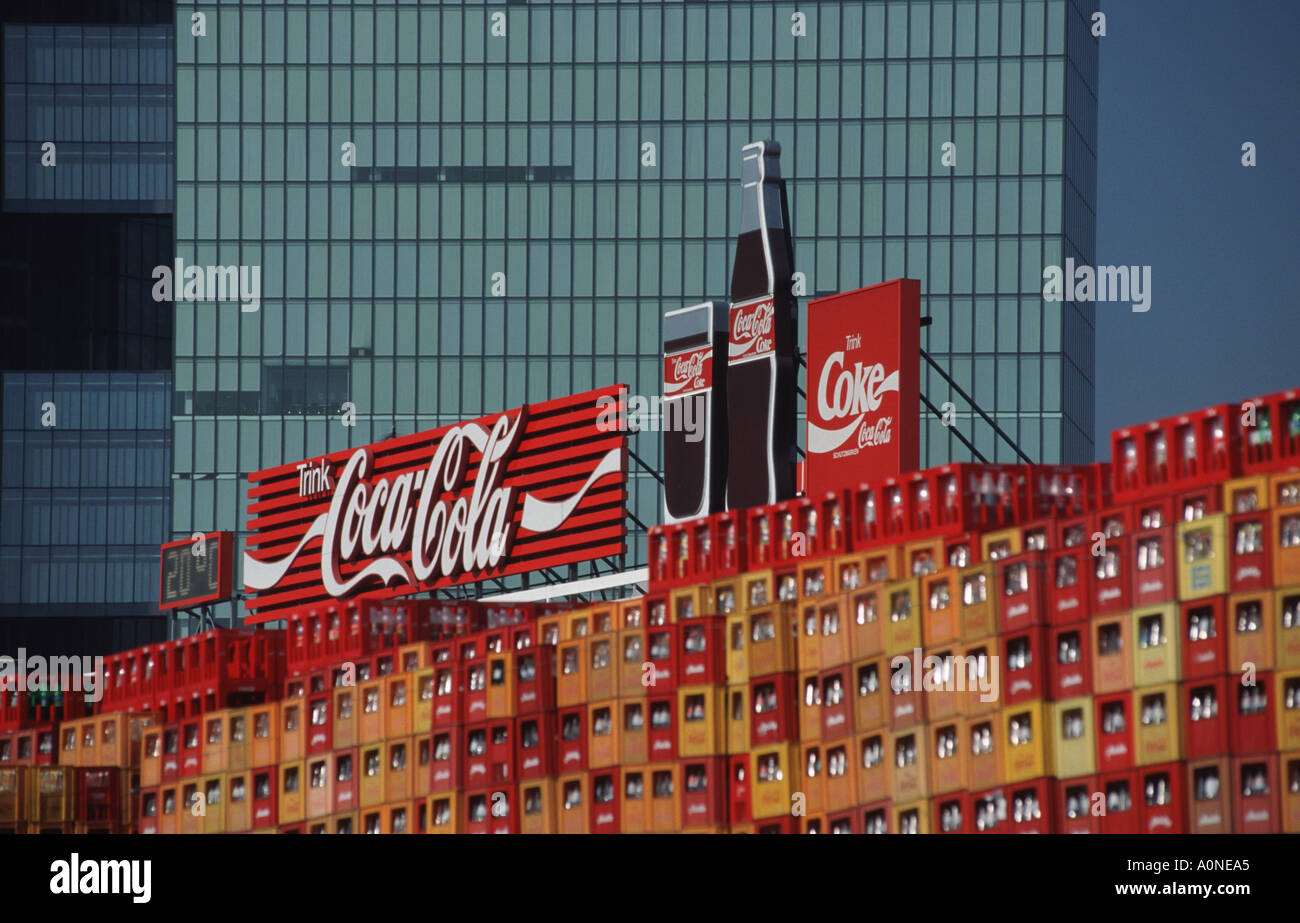 Twin Tower, storage of Coca Cola Stock Photo - Alamy