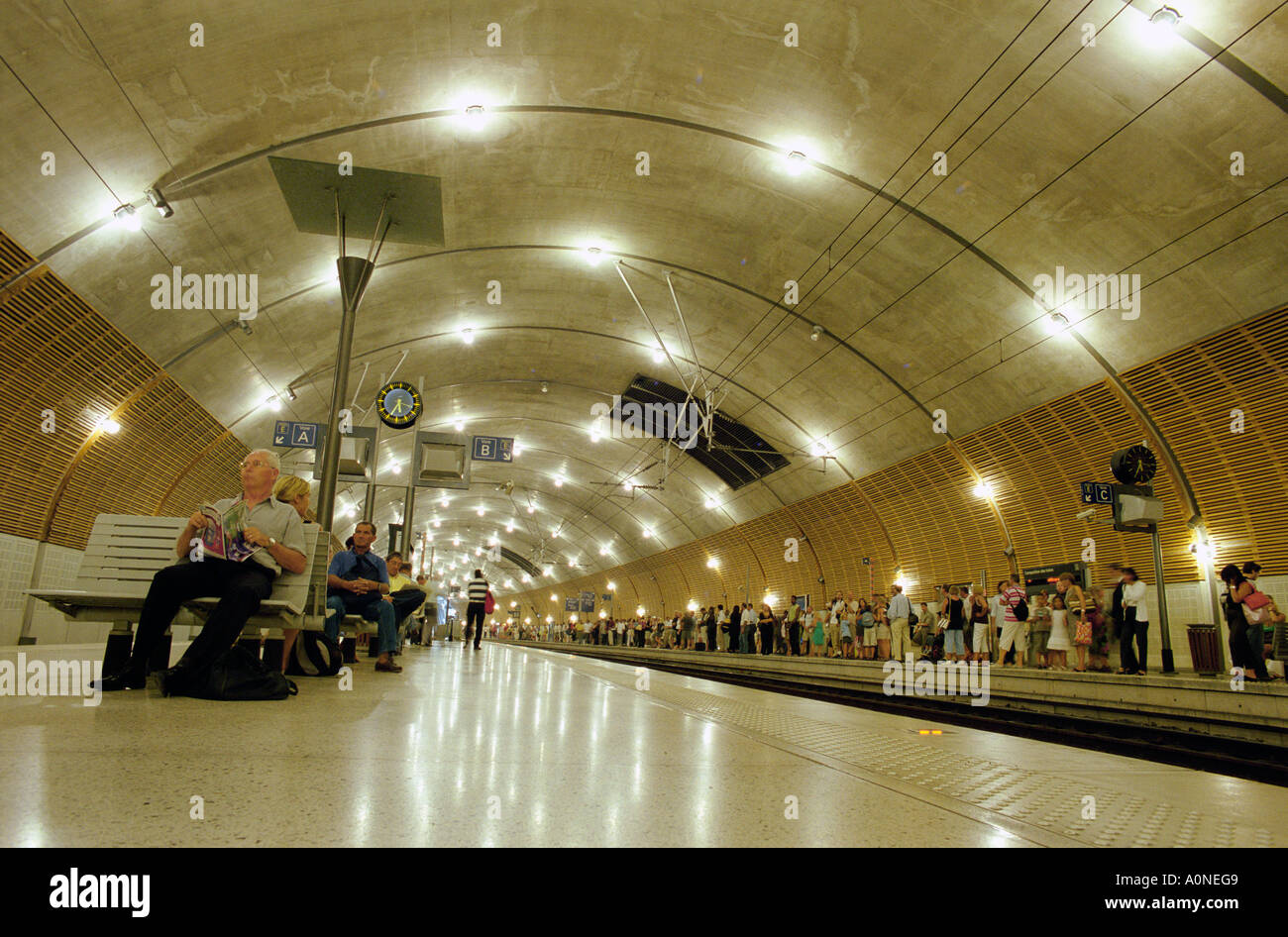 Waiting Under Clock High Resolution Stock Photography and Images - Alamy
