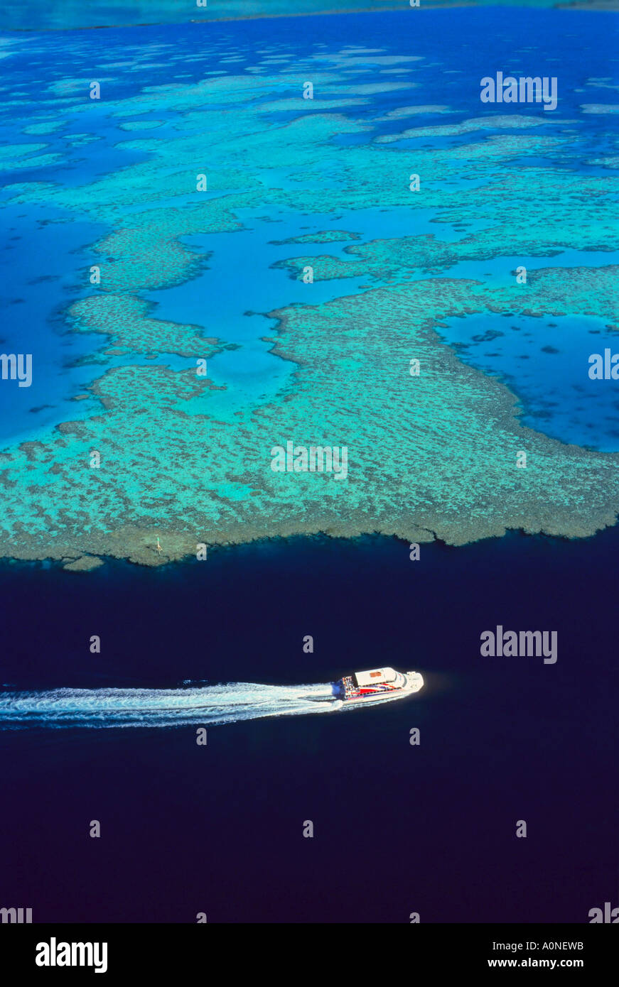 Great Barrier Reef Queensland coast Australia Stock Photo - Alamy