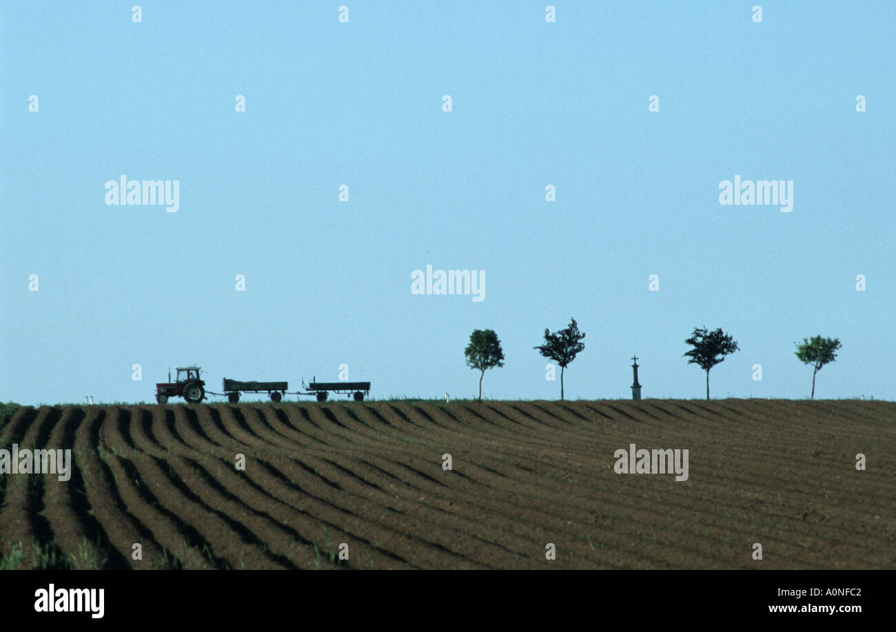 Traktor silhouette hi-res stock photography and images - Alamy