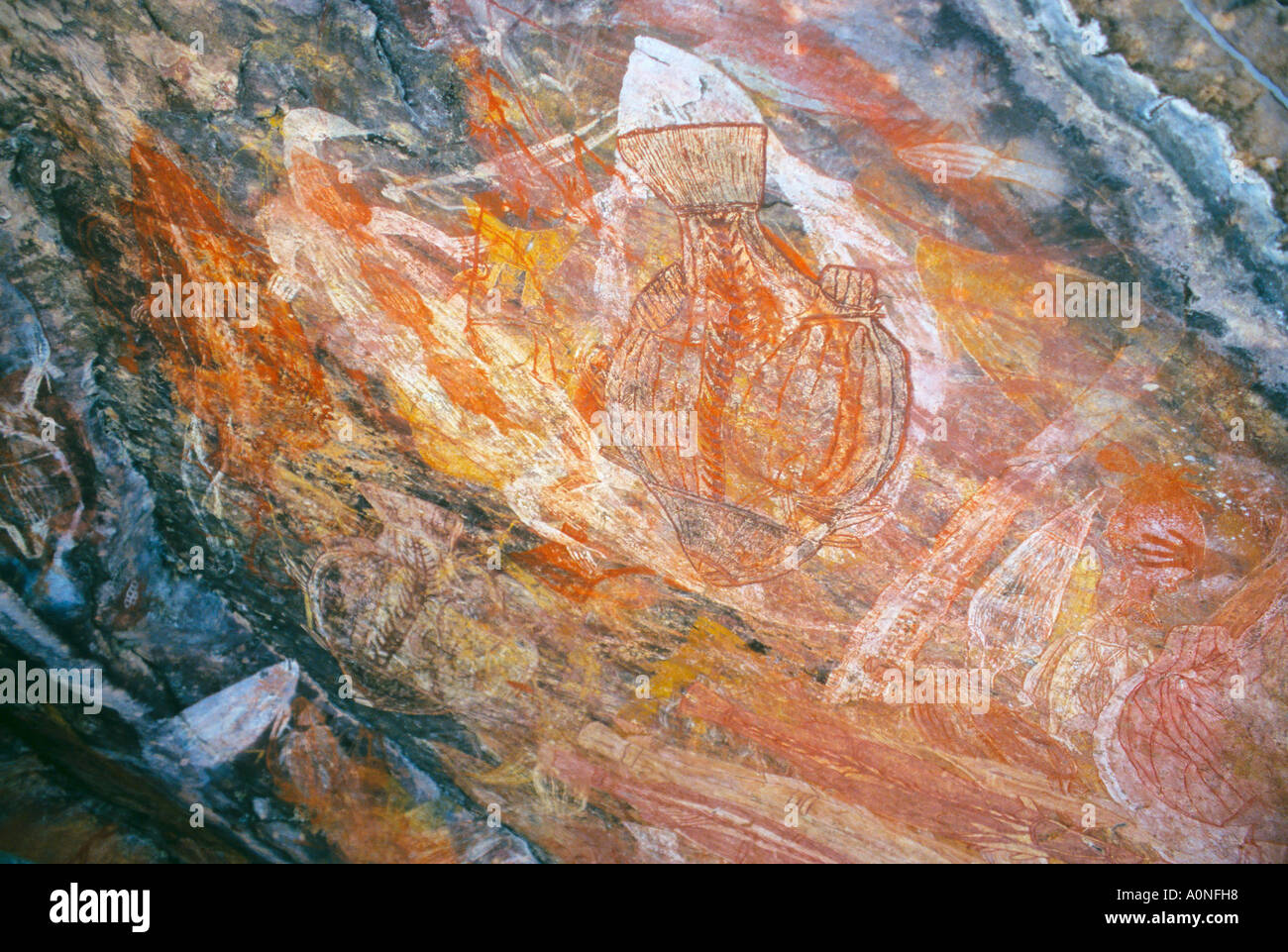 Aboriginal Rock Art Ubirr Kakadu NT Australia Stock Photo - Alamy