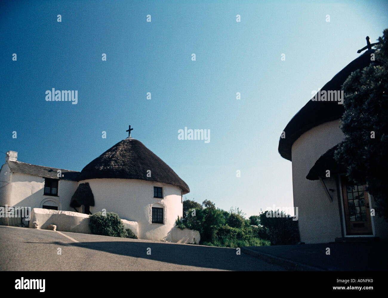 Veryan Cornwall England UK Stock Photo - Alamy