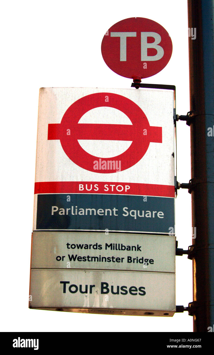 Bus stop parliament square hi-res stock photography and images - Alamy
