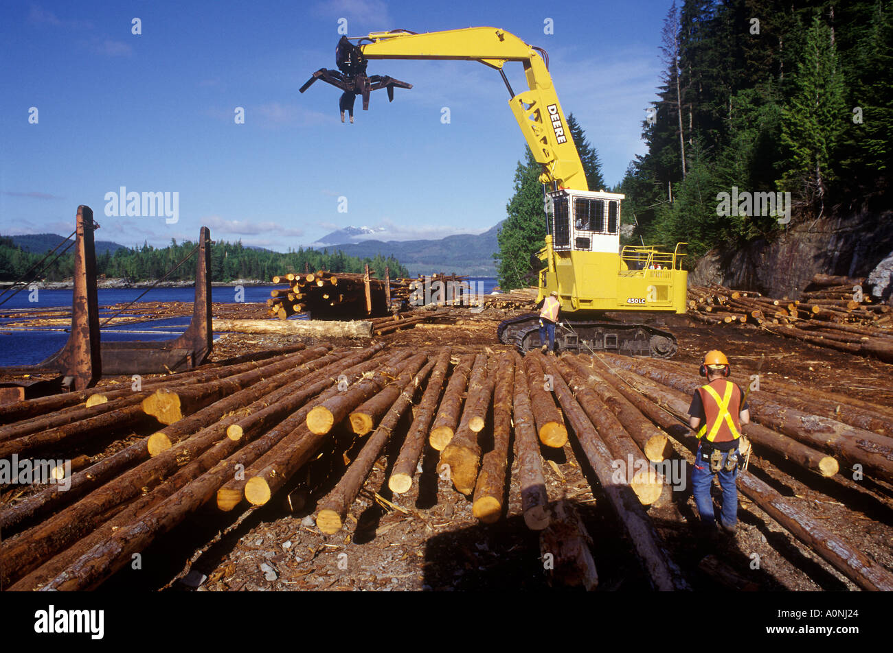 Log scalers hi-res stock photography and images - Alamy