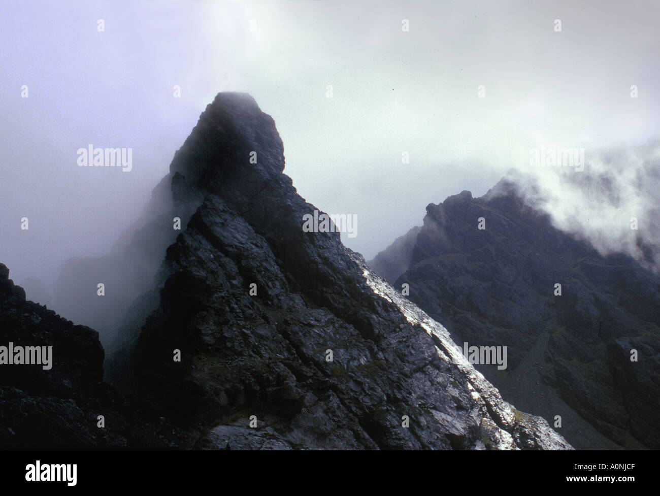 Scotland Isle of Skye view of Bla Bheinn Stock Photo - Alamy