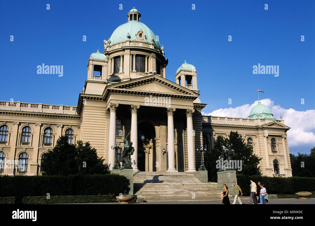 Belgrade, Serbia, Yugoslavia. The building of the Federal Parliament of ...