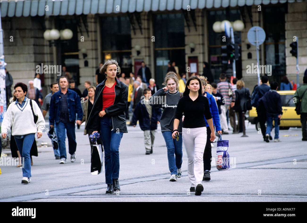 Belgrade serbia yugoslavia street scene hi-res stock photography and ...