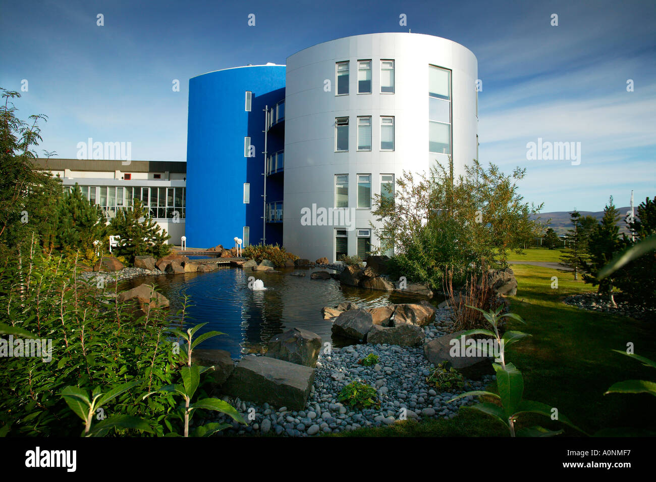 Architecture Akureyri North Iceland Stock Photo - Alamy