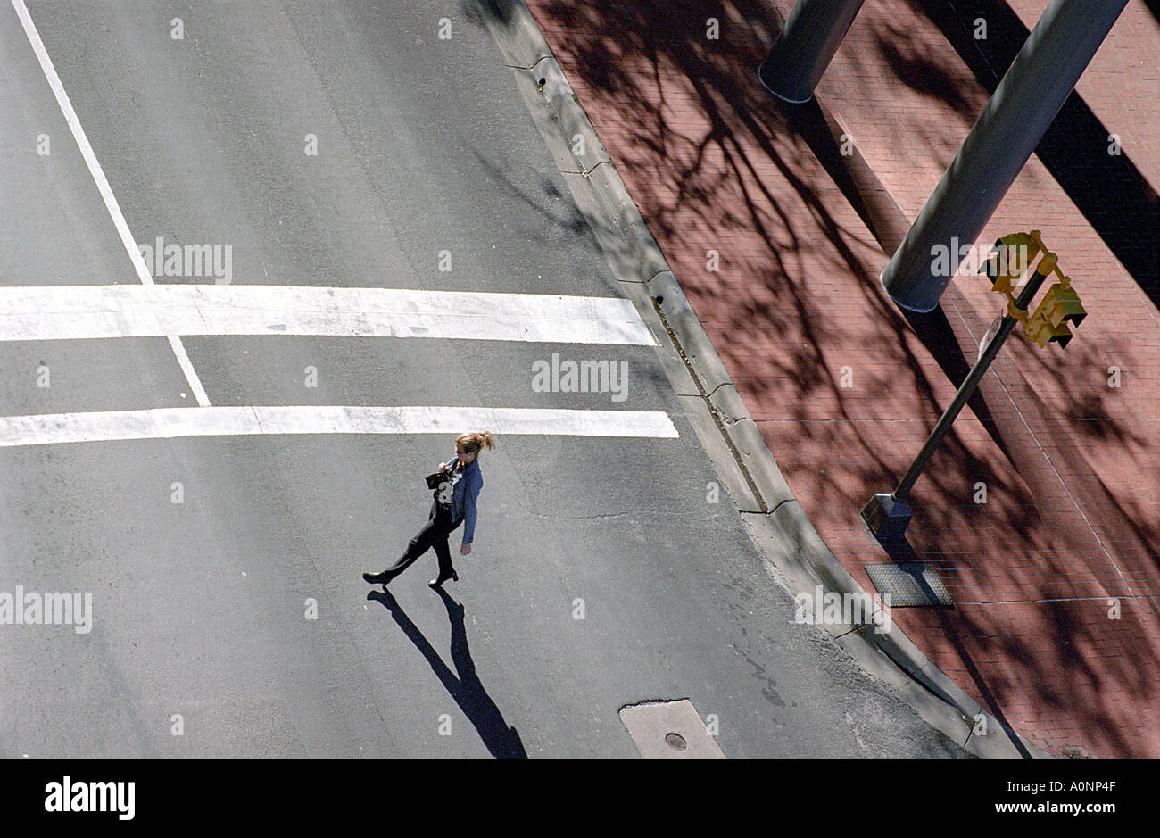 Ariel shot Down Town Fort Worth Texas US Stock Photo - Alamy