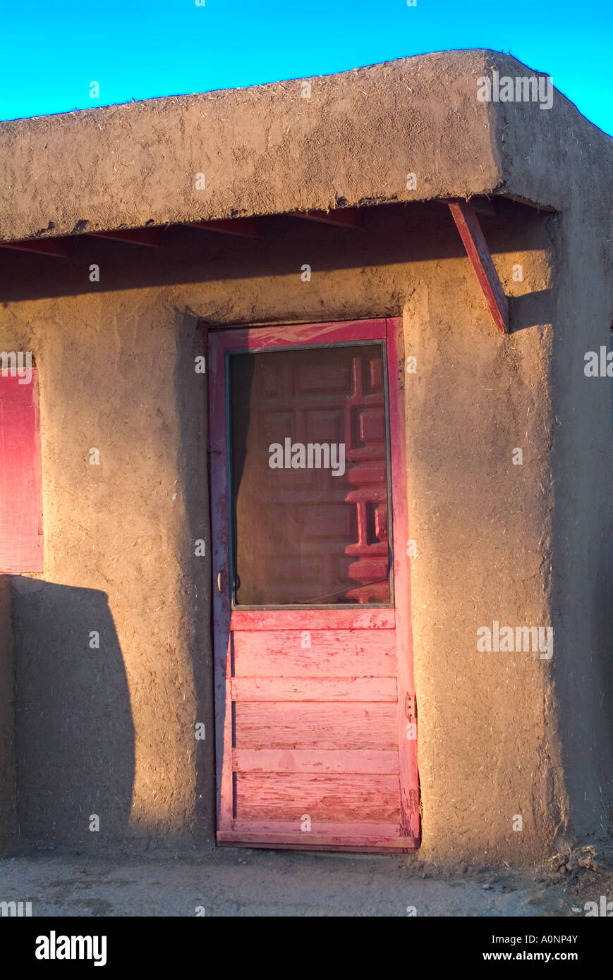 Native North American Indian building in New Mexico USA Stock Photo - Alamy