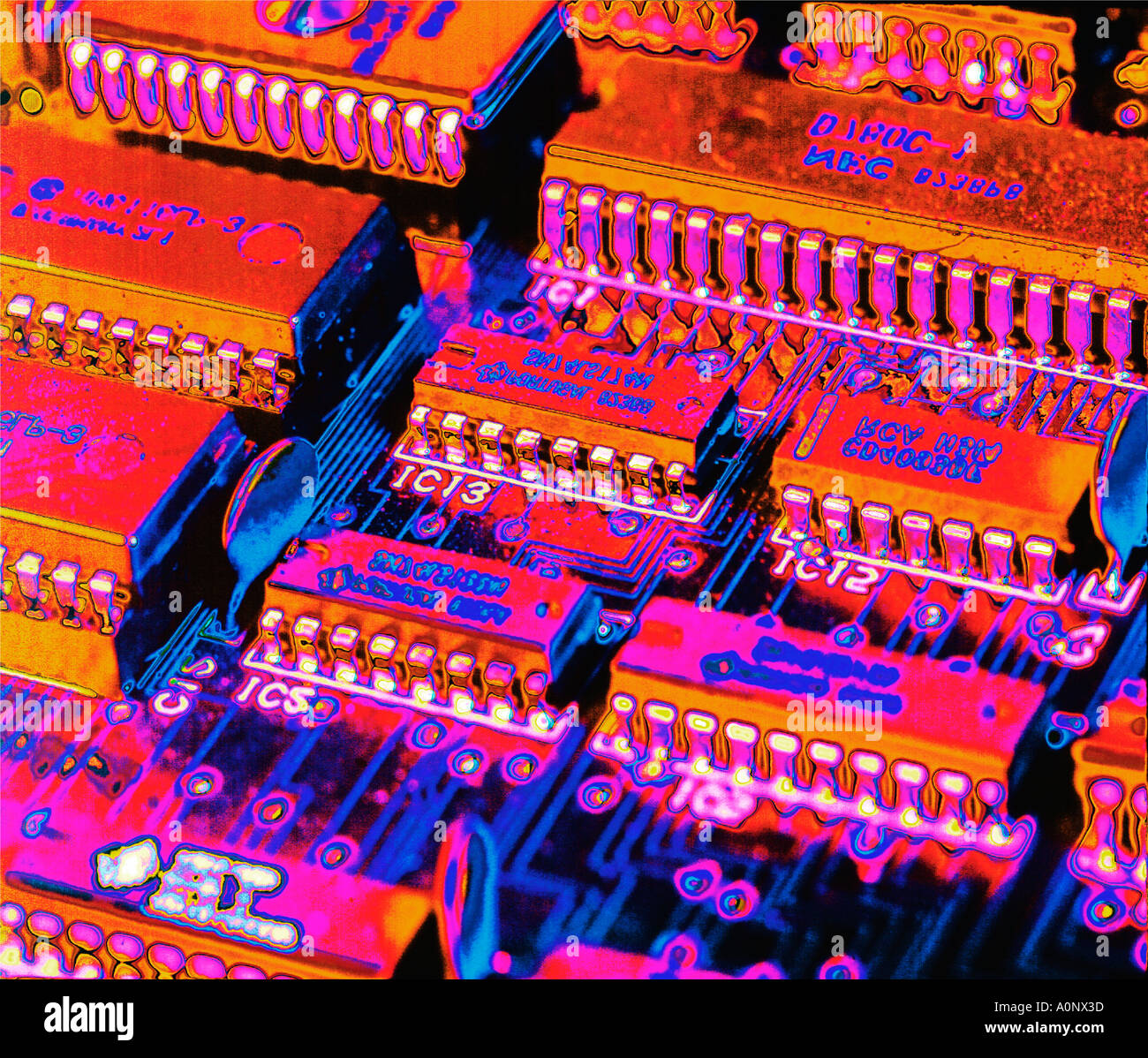 Silicon Chip Circuitboard High Resolution Stock Photography and Images ...