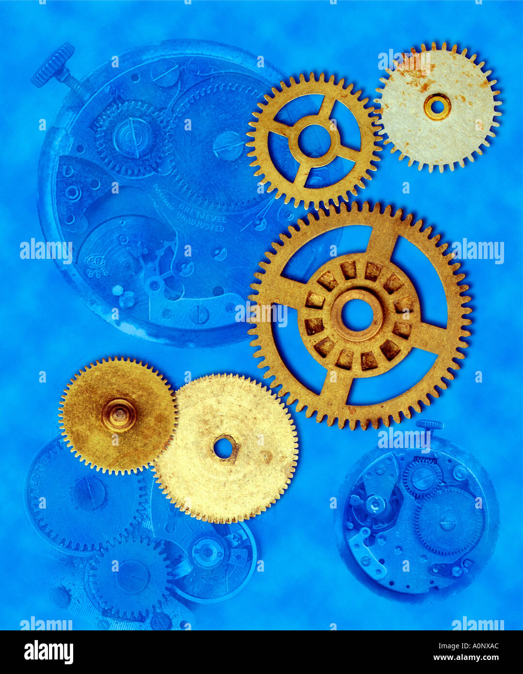Clock cogs hi-res stock photography and images - Alamy