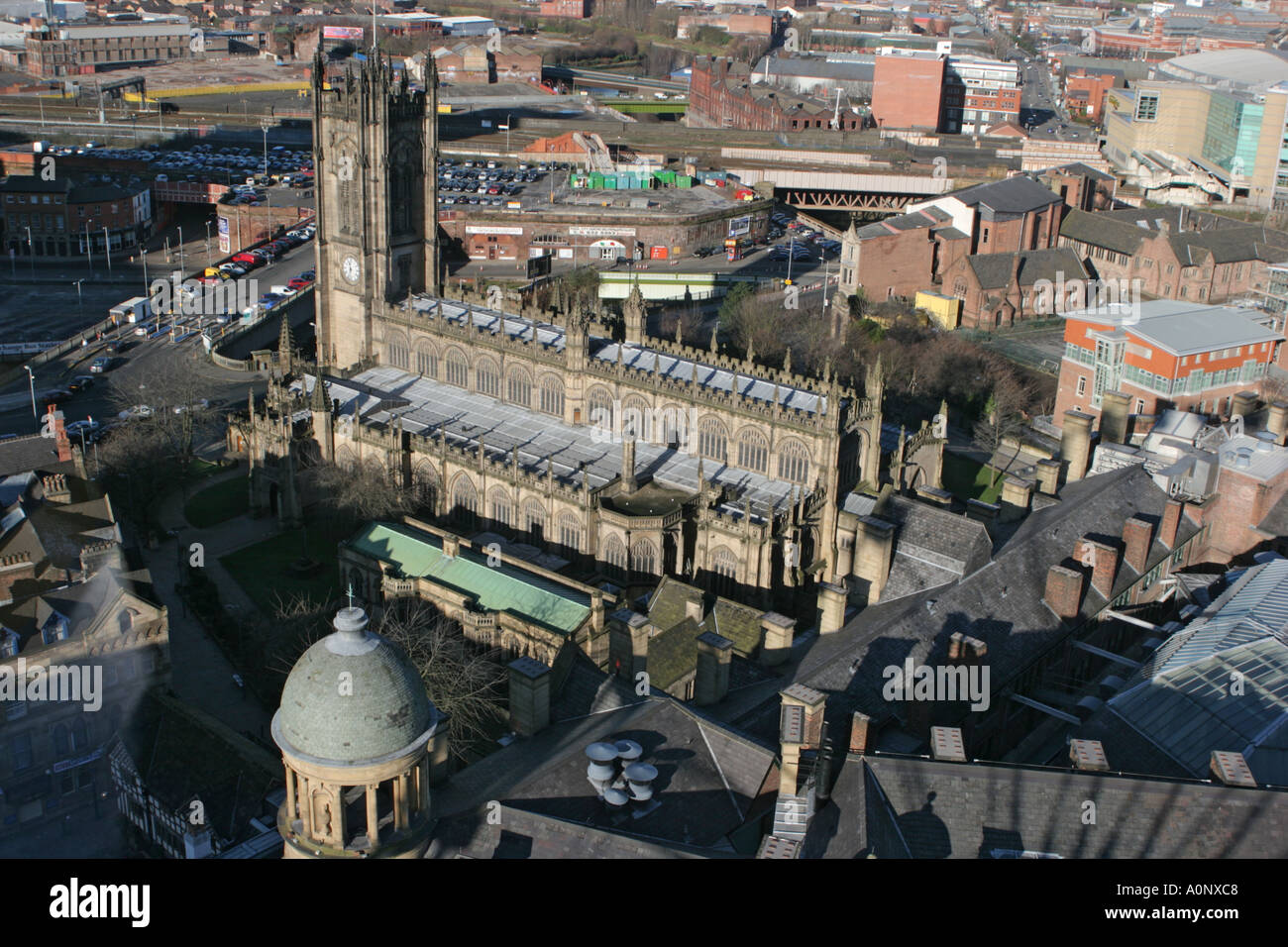 Manchester Cathedral UK Stock Photo - Alamy