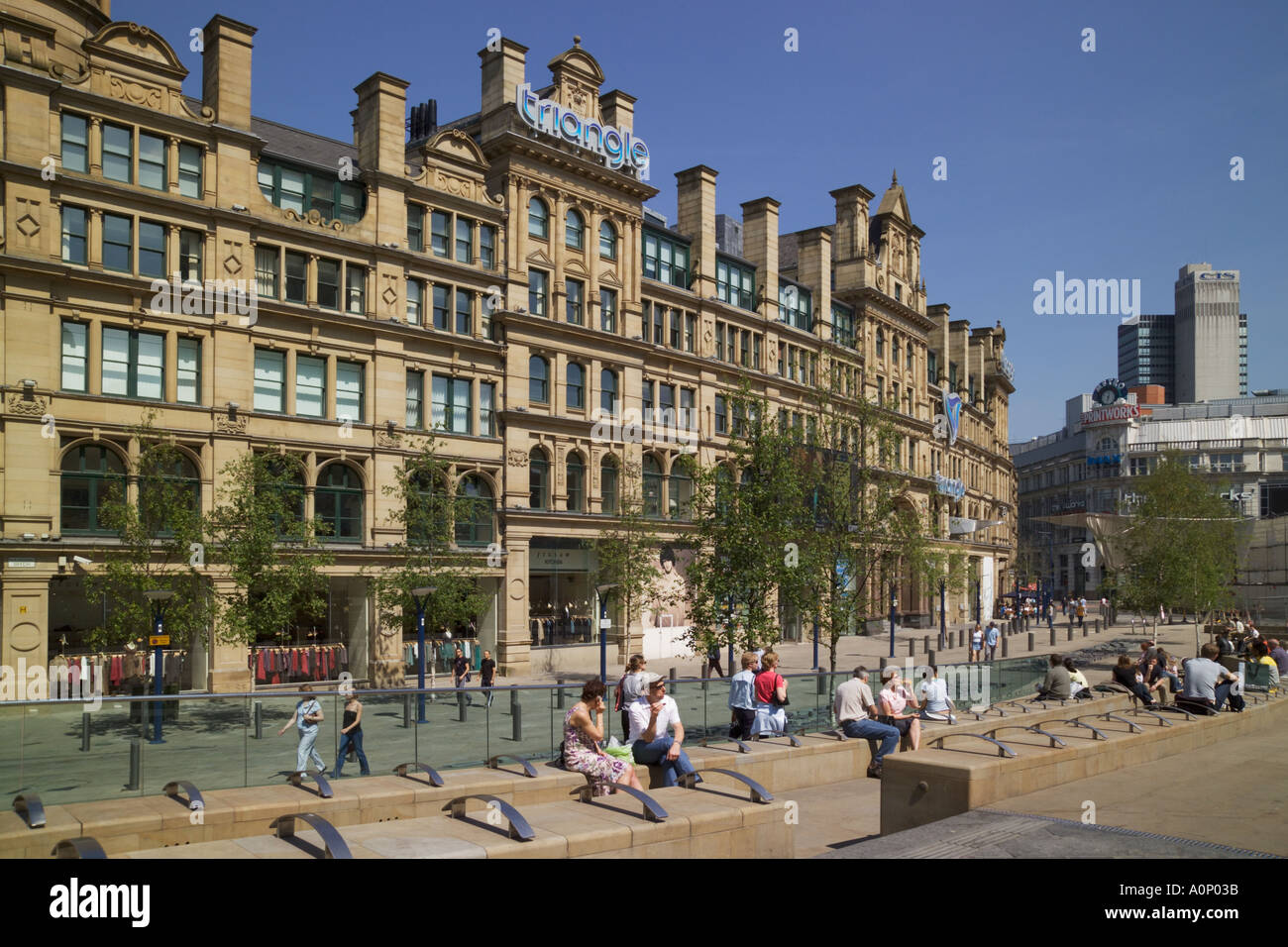 Manchester exchange square hi-res stock photography and images - Alamy