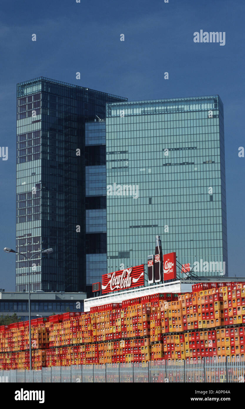Twin Tower, storage of Coca Cola Stock Photo - Alamy