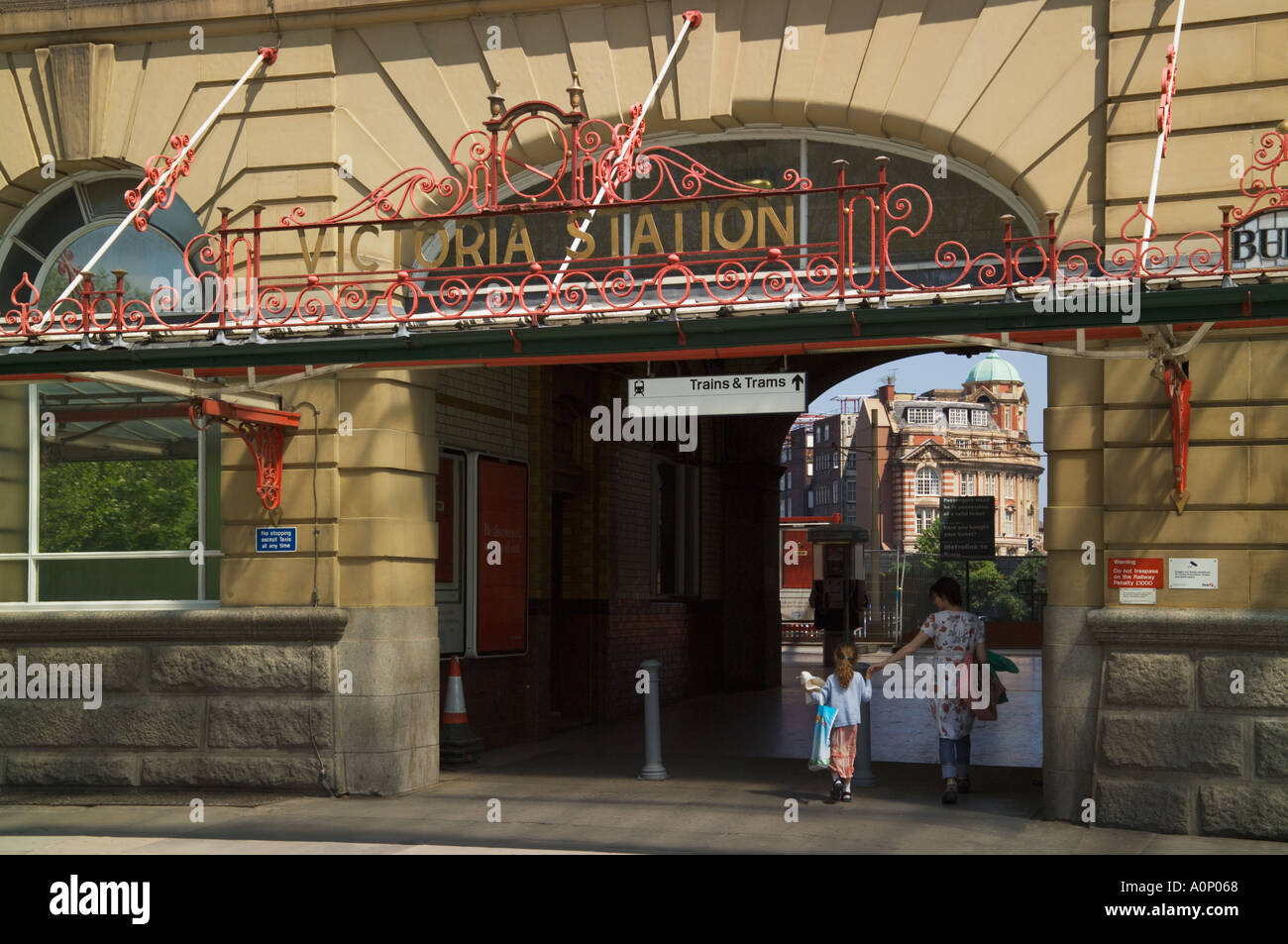 Victoria Station Manchester Lancashire England Stock Photo - Alamy