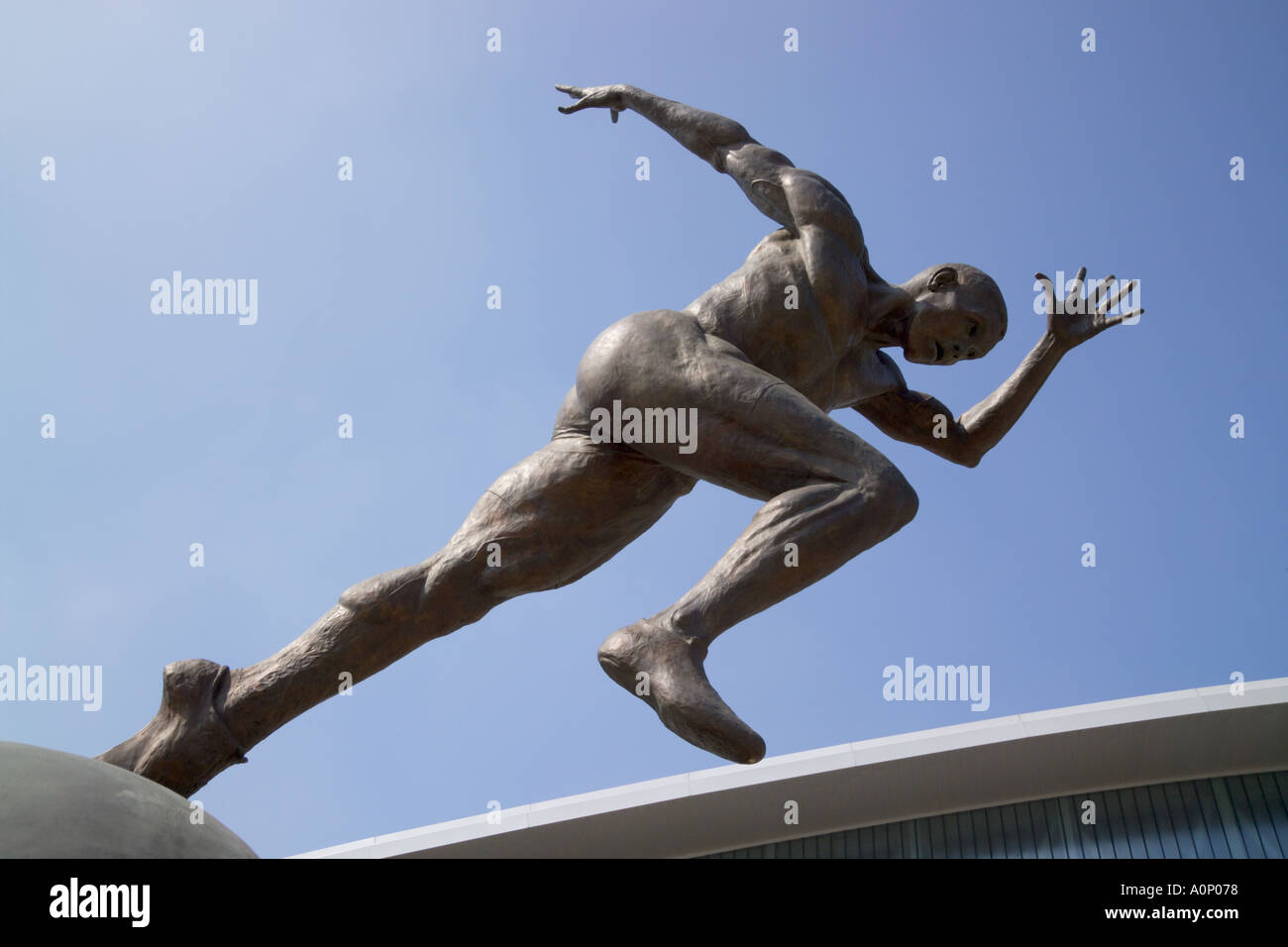 At the commonwealth games at the city of manchester stadium hi-res ...