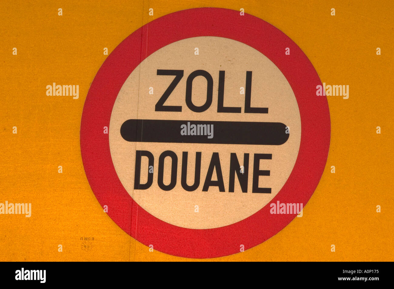 Douane sign hi-res stock photography and images - Alamy