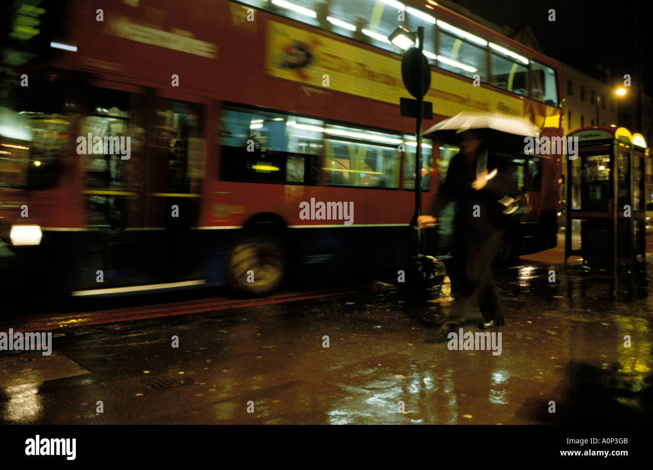 London rainy walk Stock Photo - Alamy