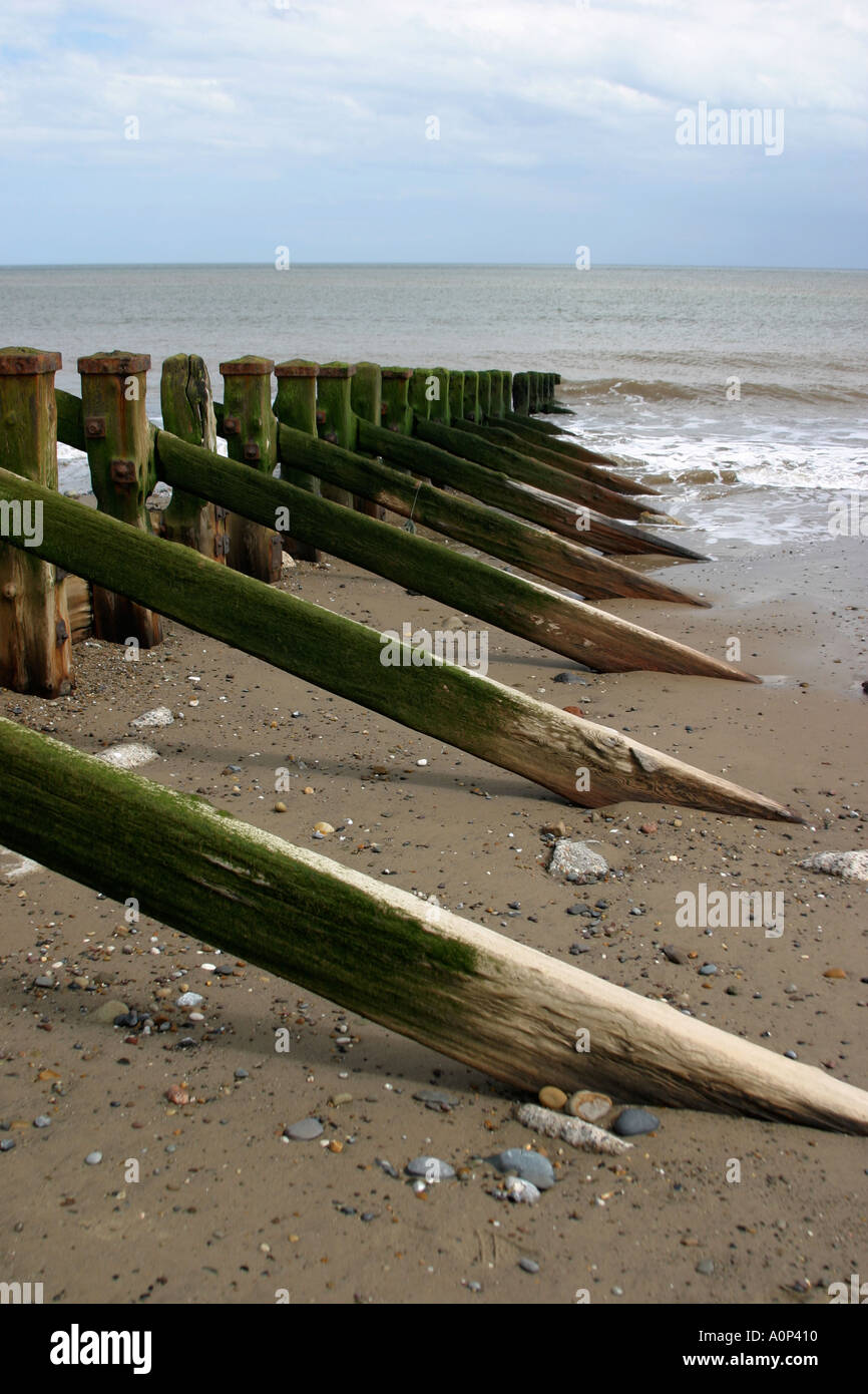 Spurn Head Groynes Stock Photo - Alamy