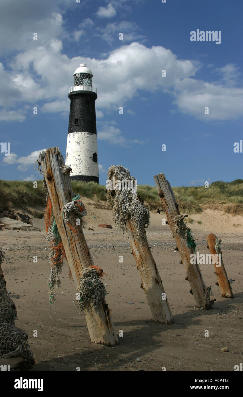 Spurn Head Lighthouse Stock Photo - Alamy