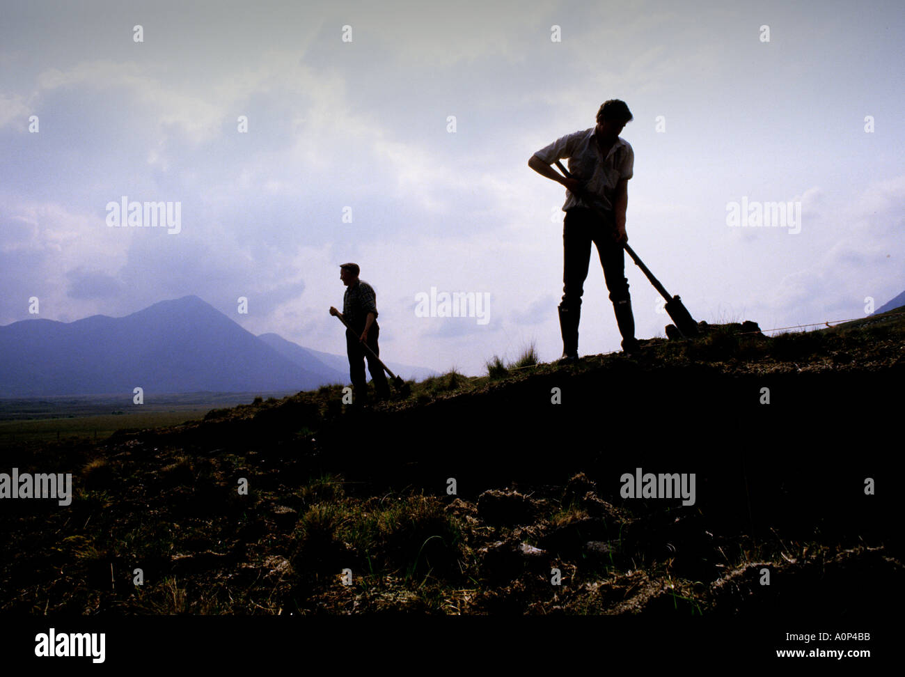 Peat bog ireland digging hi-res stock photography and images - Alamy