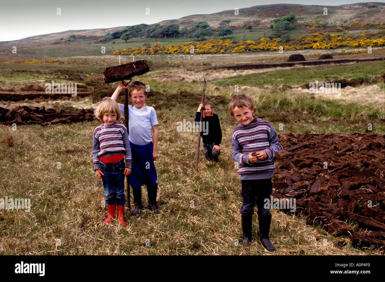 Peat Bog Ireland Digging High Resolution Stock Photography and Images ...
