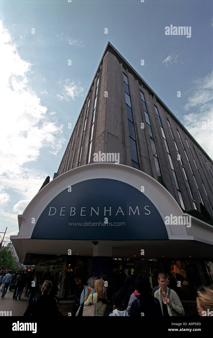 Debenhams in Oxford Street London Britain UK Stock Photo - Alamy