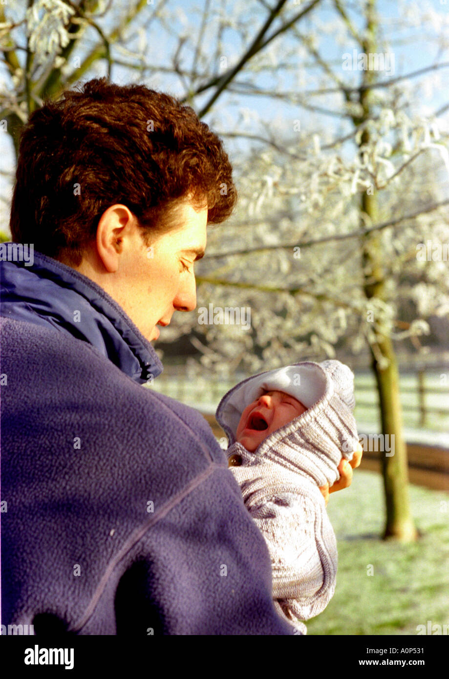 Parent pacify crying child hi-res stock photography and images - Alamy