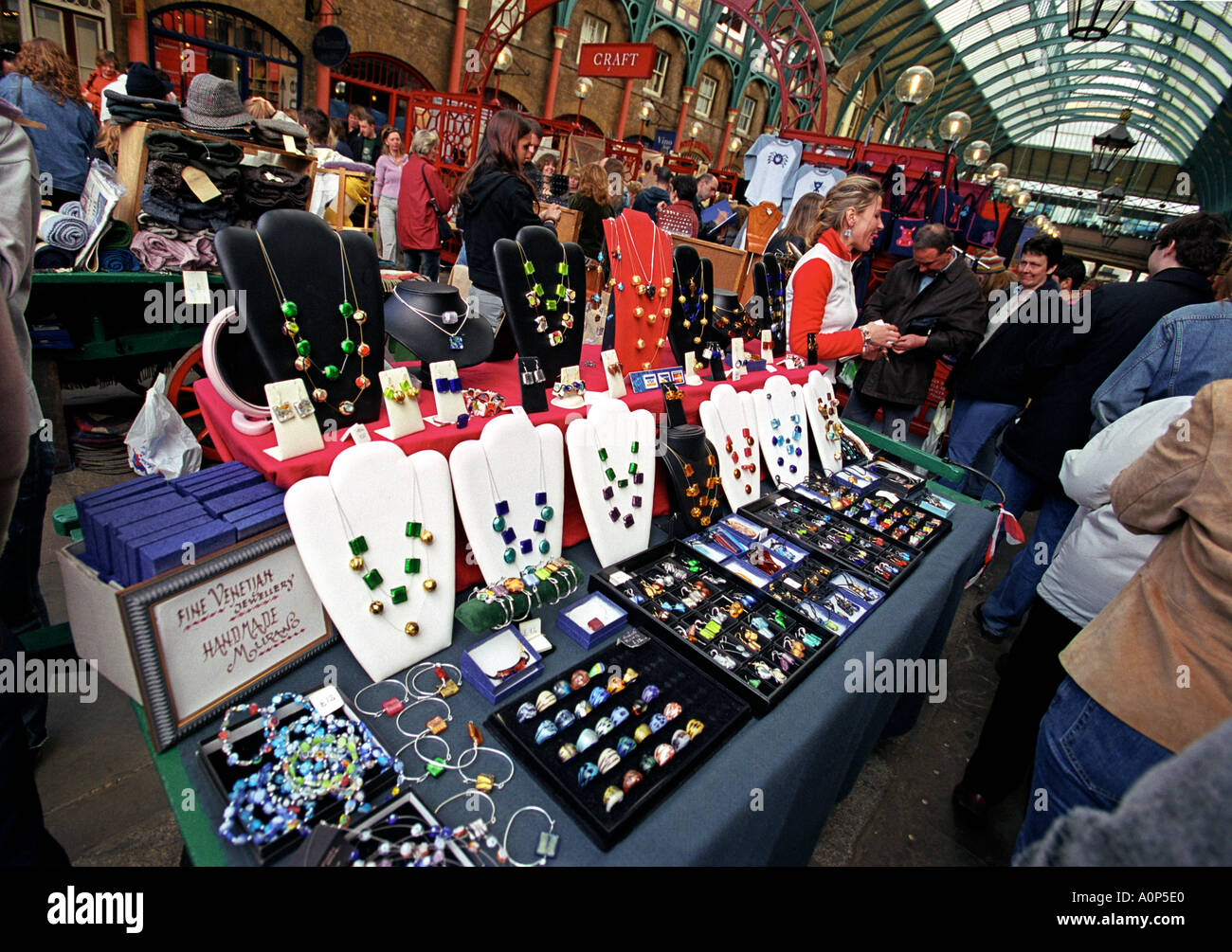 Stalls at Covent Garden market in London Britain UK Stock Photo - Alamy