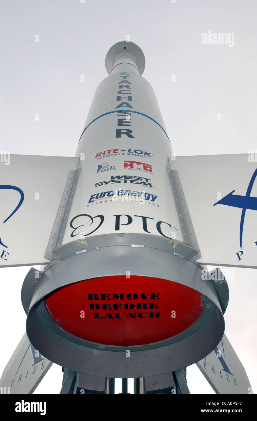 The Starchaser rocket during its tour around Britain UK Stock Photo - Alamy
