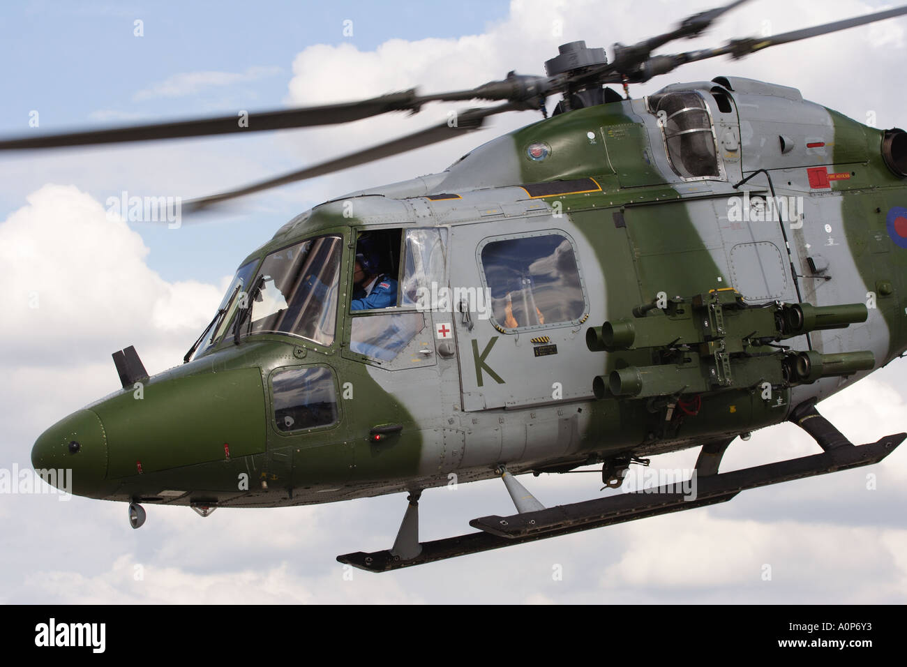 RAF Lynx helicopter Stock Photo - Alamy