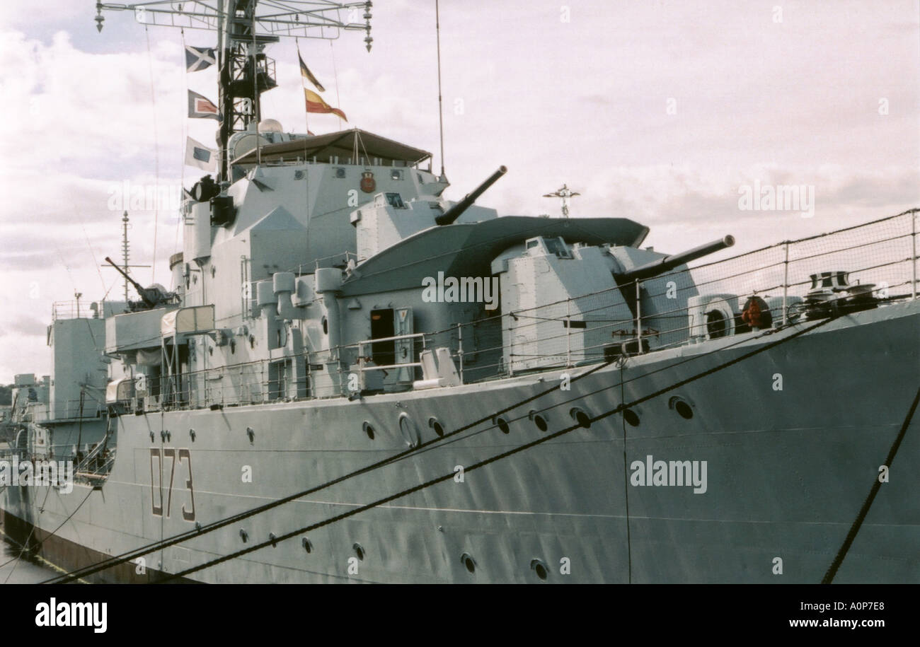 HMS Cavalier destroyer Stock Photo - Alamy