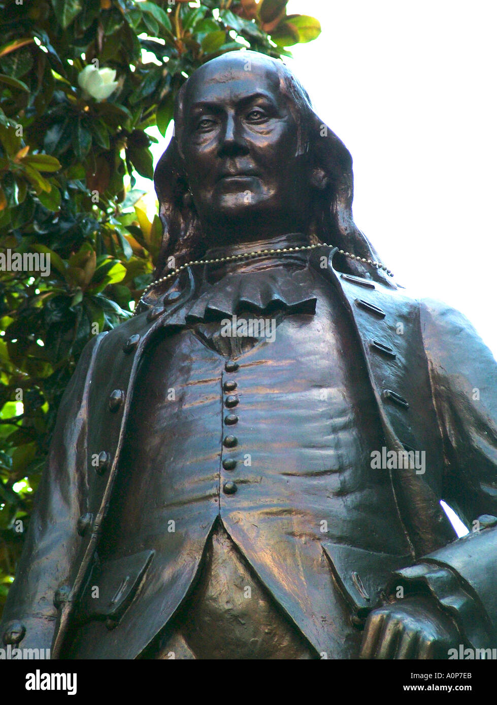 Statue of Benjamin Franklin New Orleans Louisiana USA Stock Photo - Alamy
