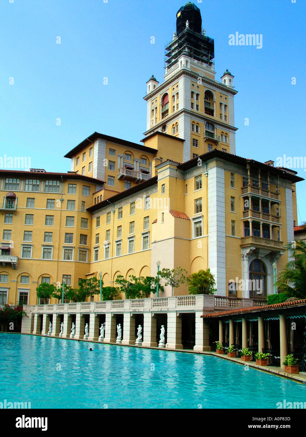 The Biltmore Hotel And Swimming Pool High Resolution Stock Photography ...