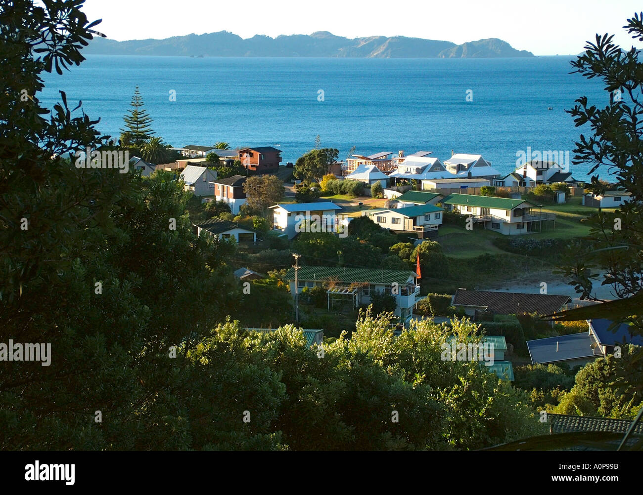 Hahei township Coromandel New Zealand Stock Photo - Alamy