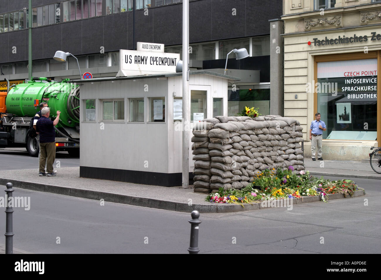 Checkpoint Charlie in Berlin Germany Stock Photo - Alamy