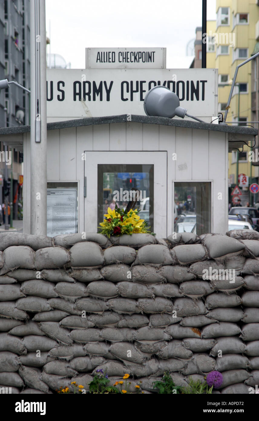 Checkpoint Charlie in Berlin Germany Stock Photo - Alamy